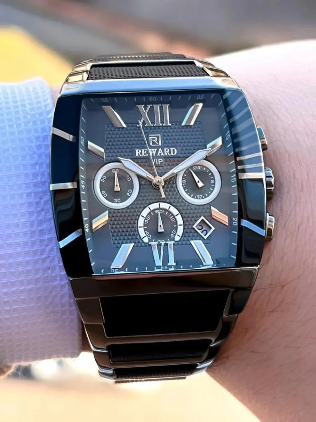 REWARD VIP AUTOMATIC WATCH FOR MEN WITH GREEN DAIL – altrustmart